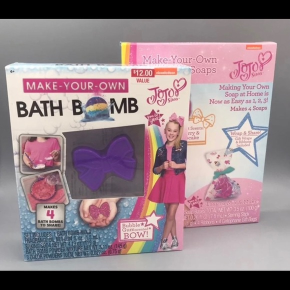 Nickelodeon | Bath, Skin & Hair | Jojo Siwa Bath Kits Craft Diy Bath ...